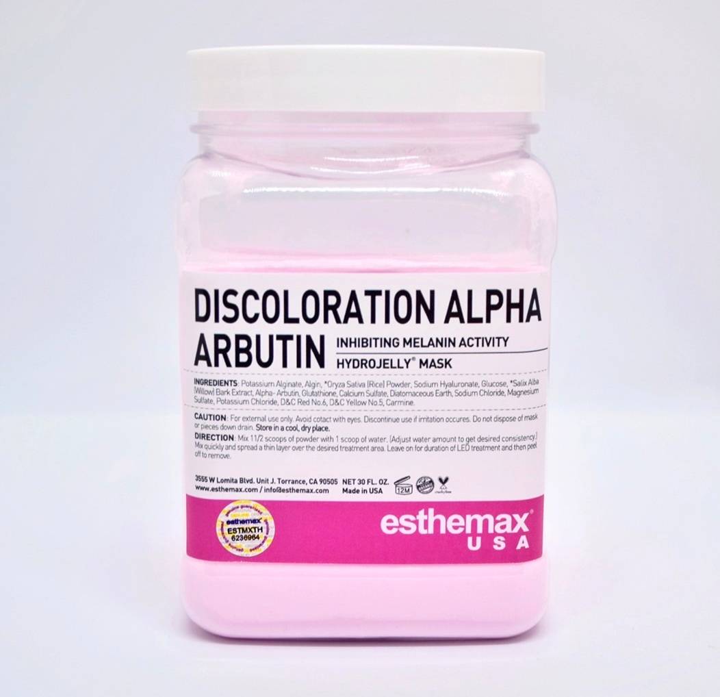 Esthemax Hydrojelly Mask - Discoloration Alpha Arbutin (jar) – Powder ...